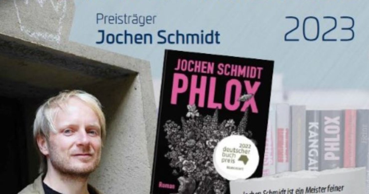 Literaturpreis der Stahlstiftung Eisenhüttenstadt für Jochen Schmidt