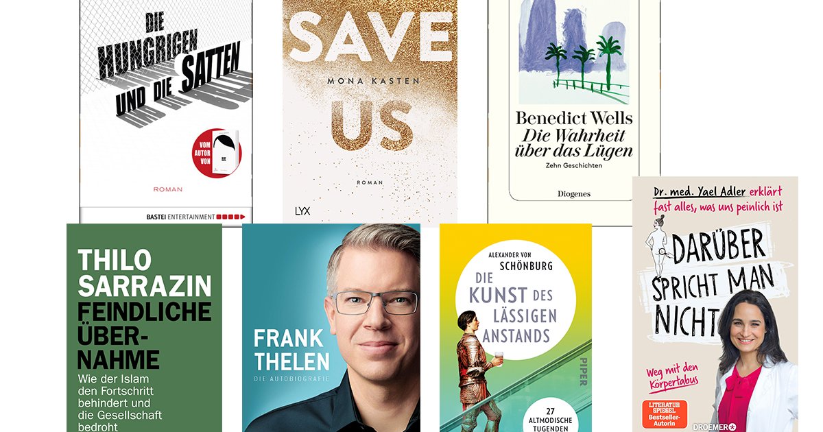 Timur Vermes und Sarrazin von Null auf Platz 1